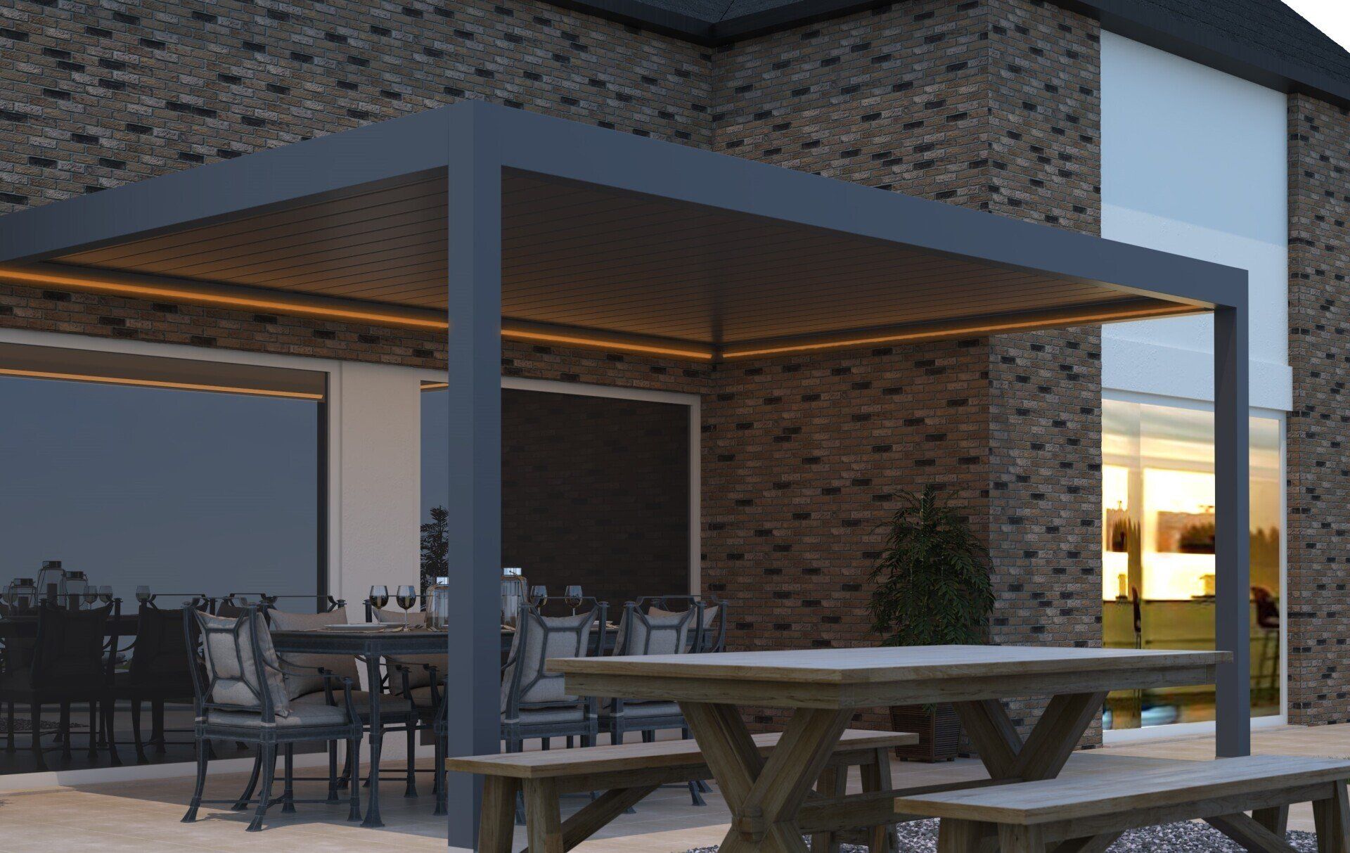 Clear Space Veranadas at Log Cabins For Sale UK