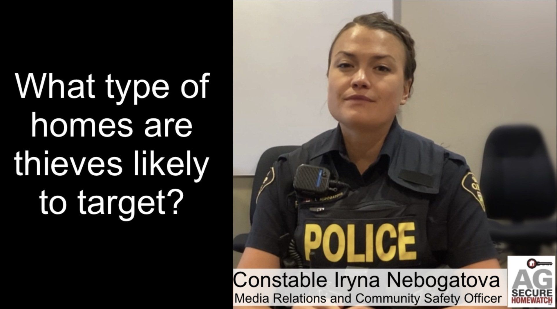 What type of homes are thieves likely to target?