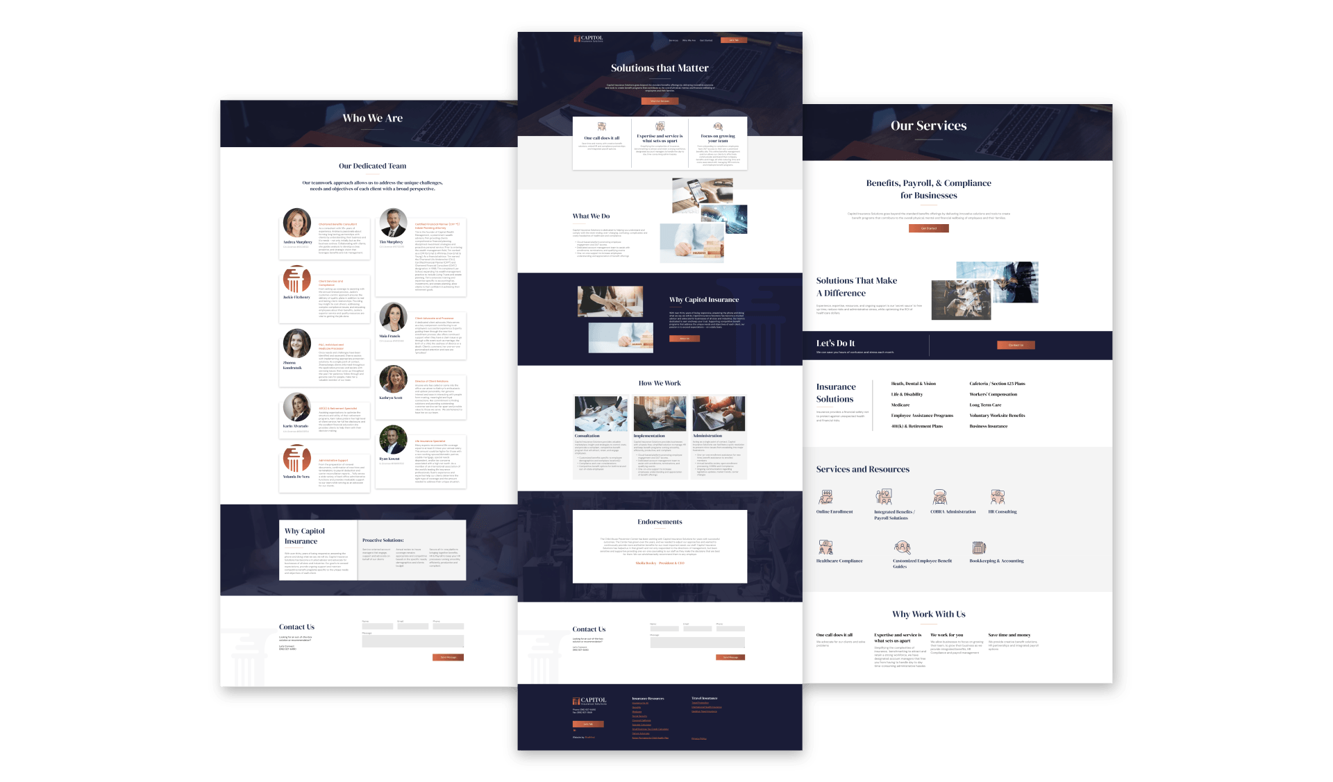 Capitol Insurance Web Design Portfolio | RivalMind