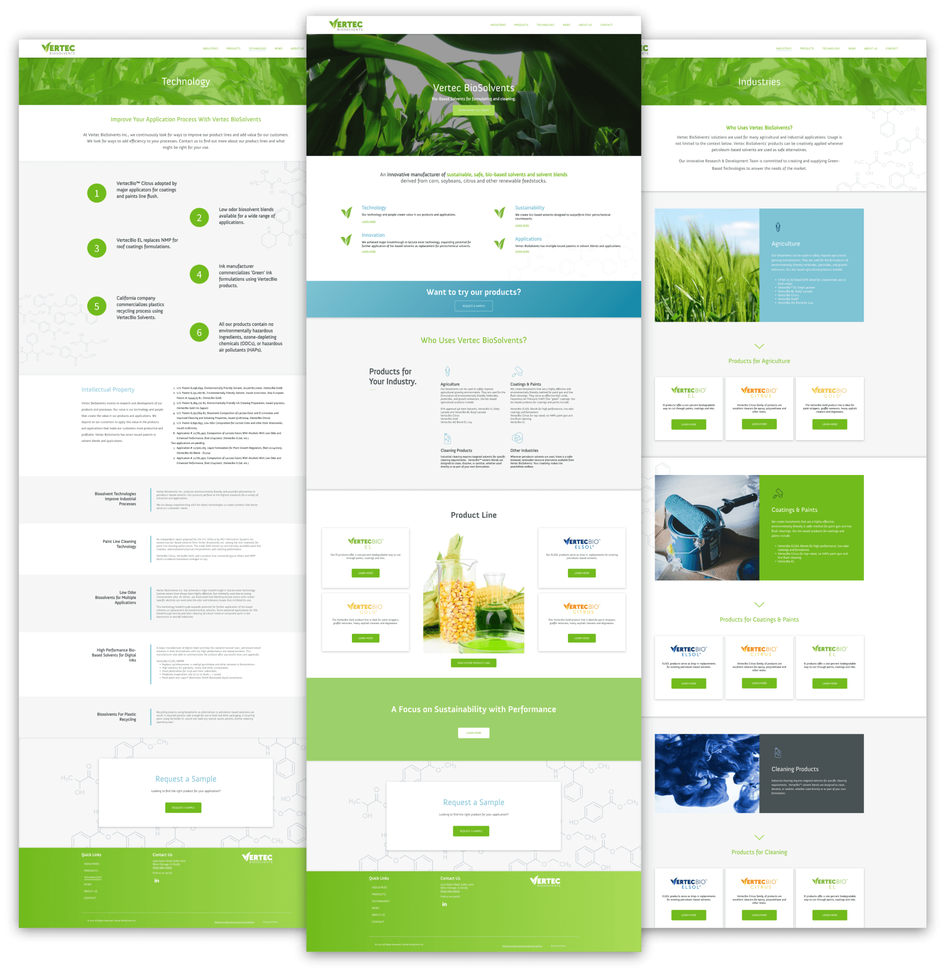 Vertec BioSolvents Web Design Case Study | RivalMind