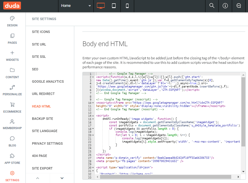 How to Add Google Analytics to Your Duda Website | RivalMind