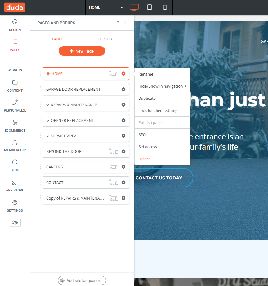 How to Add a Page in Duda | Duda Tutorial | RivalMind