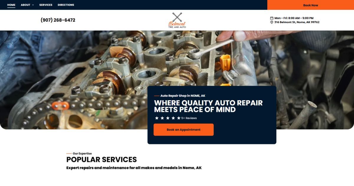 Auto Repair Services in Nome, AK | Belmont Tire and Auto