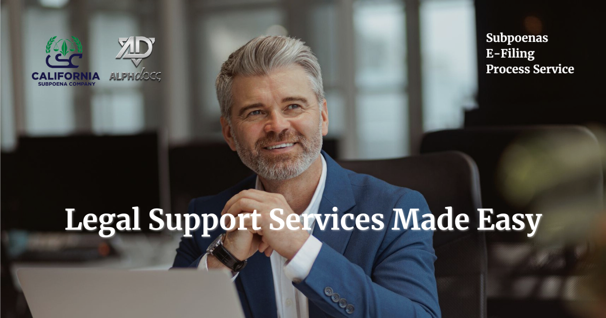 Litigation Support Services for CA Attorneys