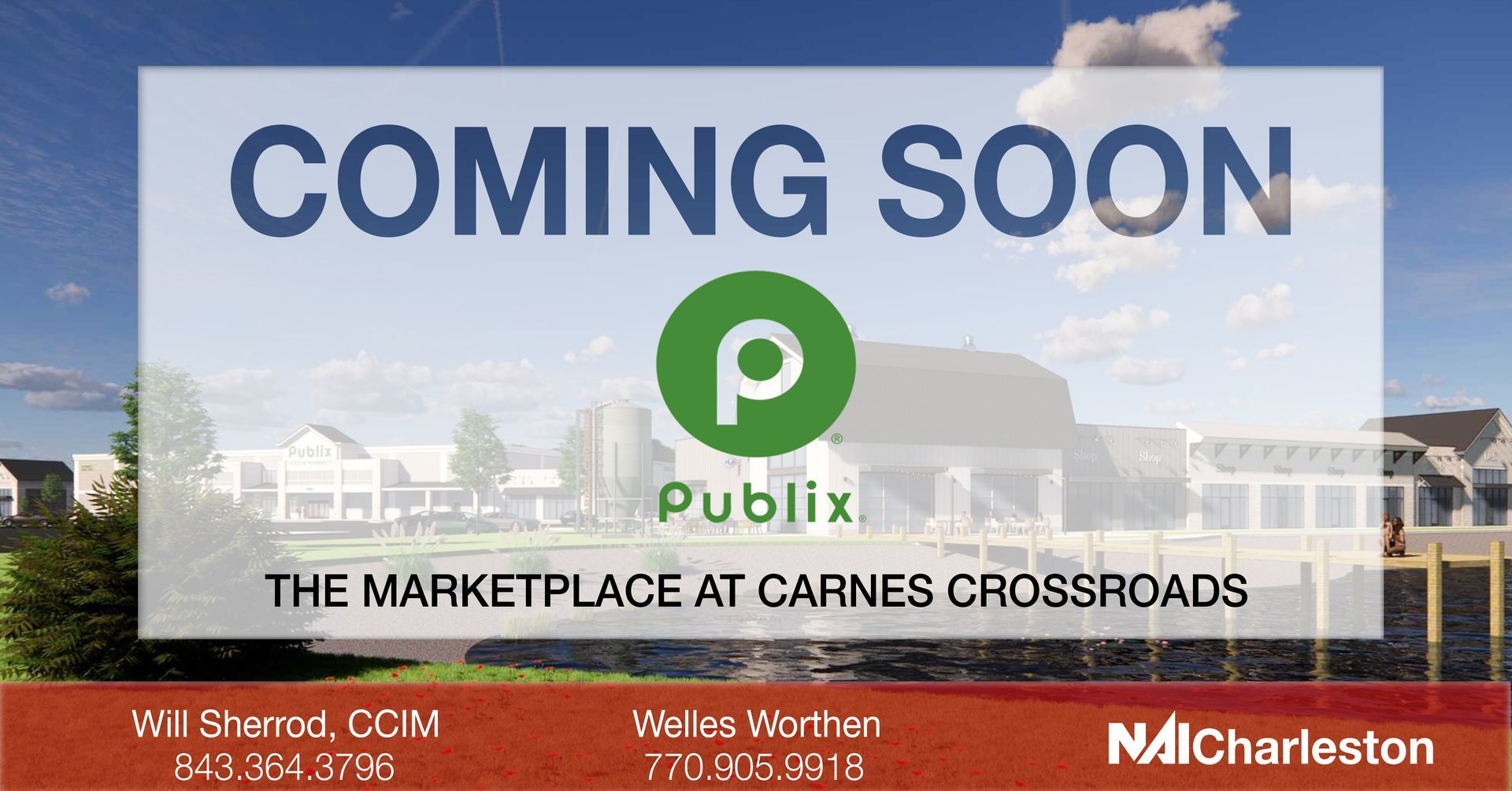 PUBLIX ANCHORED ±25 AC CENTER COMING SOON TO INTERSECTION OF HWY 17-A & HWY 176