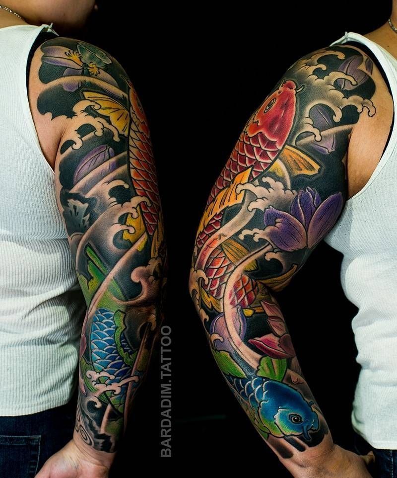 Two Koi Japanese Tattoo