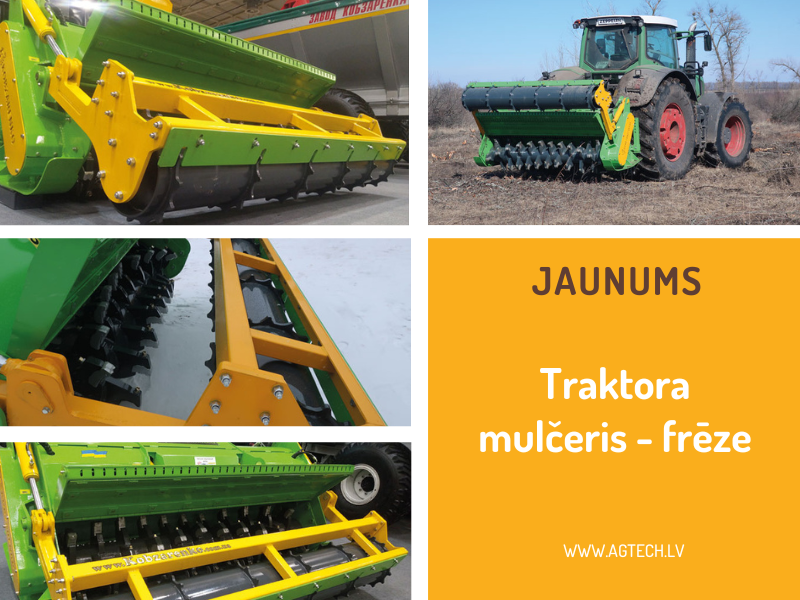 Jaunums - Traktora mulčeris