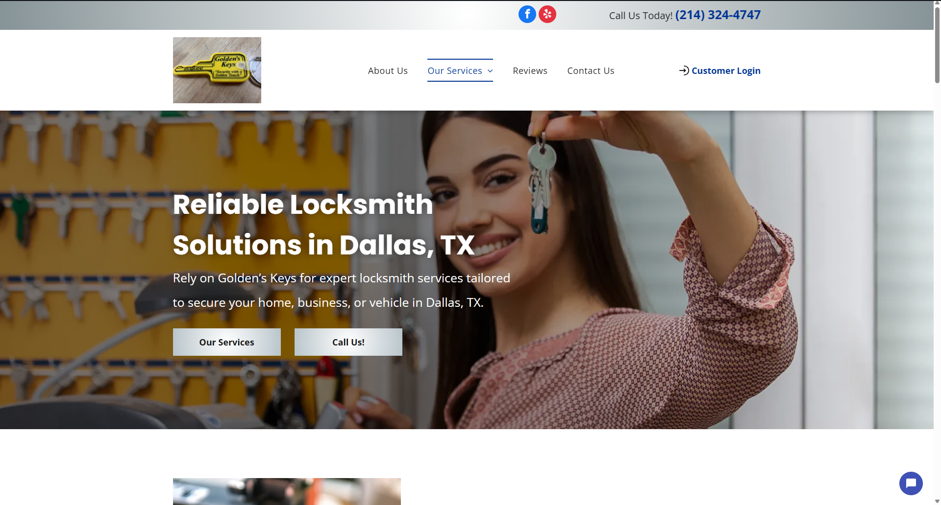 Expert Locksmith Services | Dallas, TX | Golden’s Keys