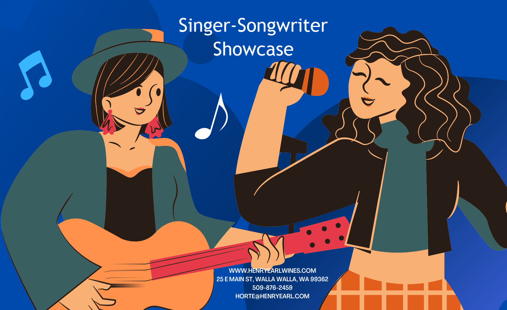 Singer-Songwriters Showcase | Henry Earl Estates Wines