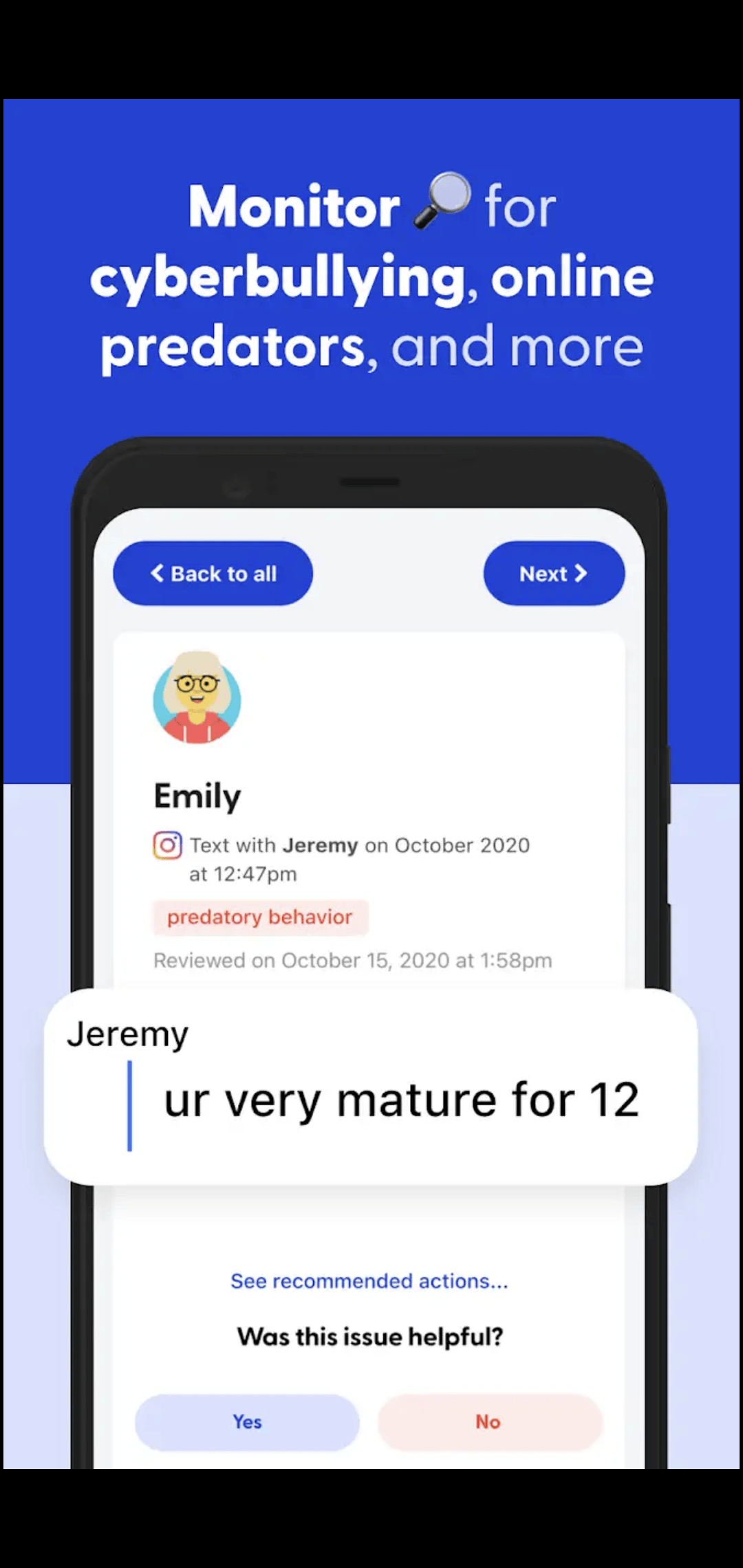 Online Predators Messages