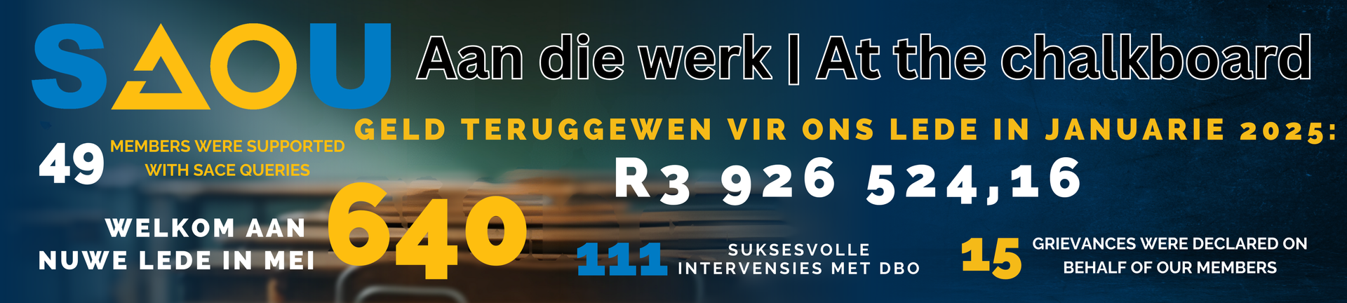 SAOU - Teachers’ union, dedicated to the highest universal values