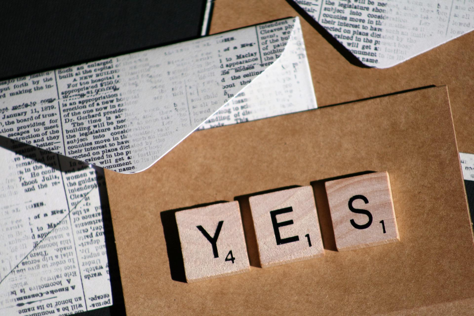 Start Saying 'Yes.'