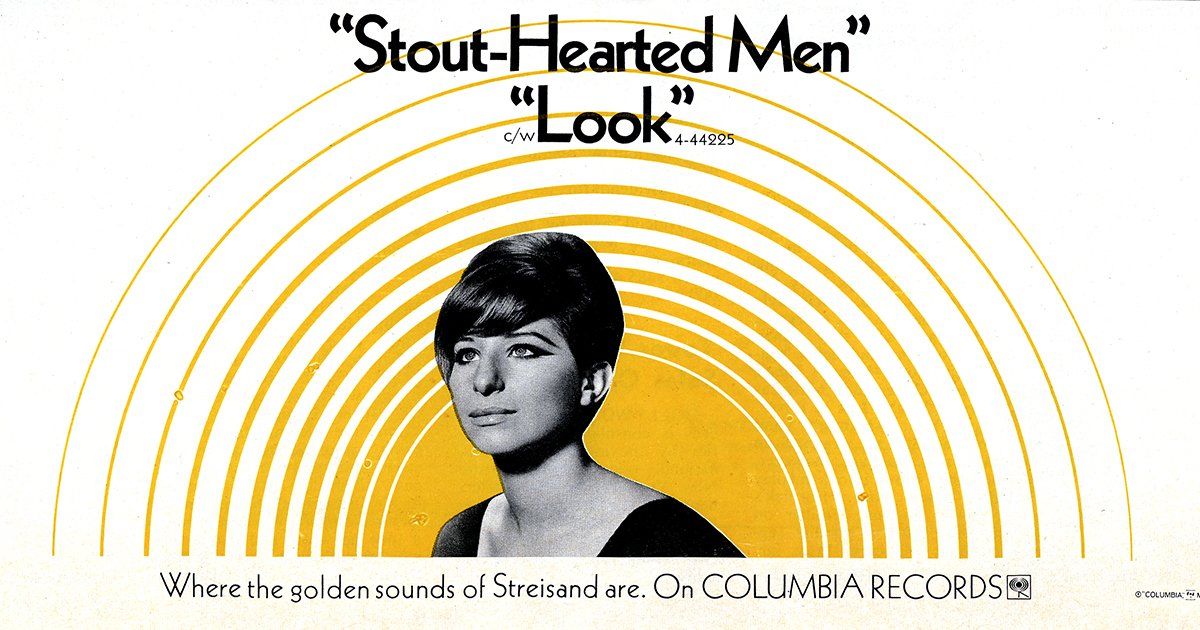 Barbra Archives | Singles | Stout Hearted Men 1967 Streisand