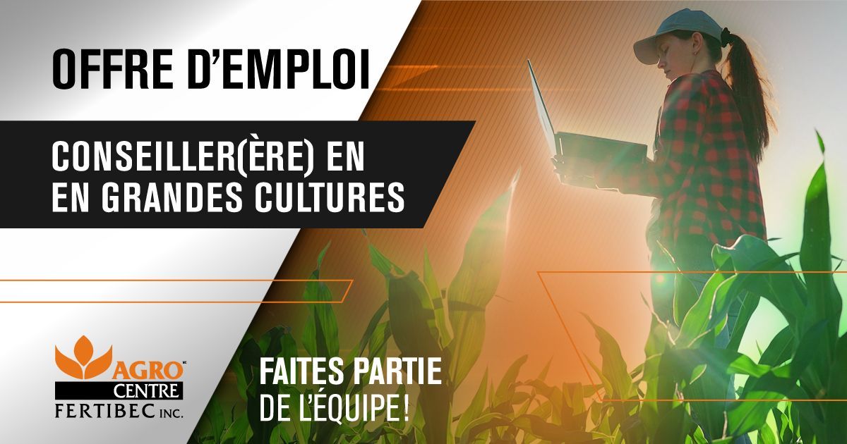 Agrocentre Fertibec offre d'emploi conseiller(ère)