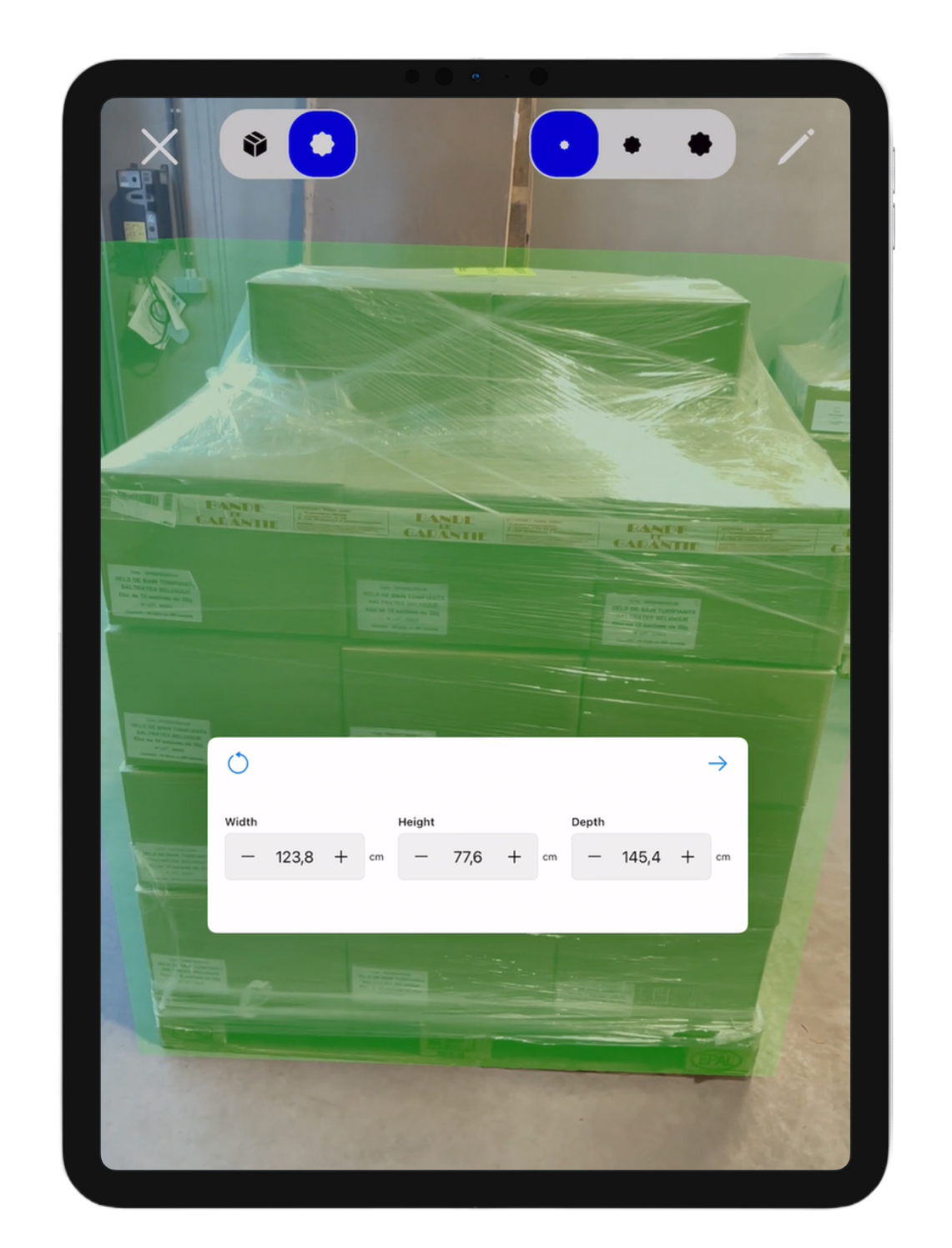 Pallet Dimensioner pallet-dimensioner