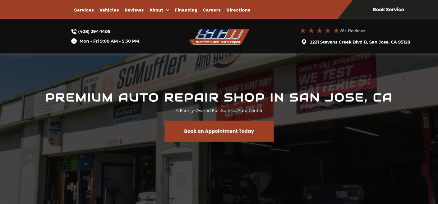 Muffler Shop San Jose