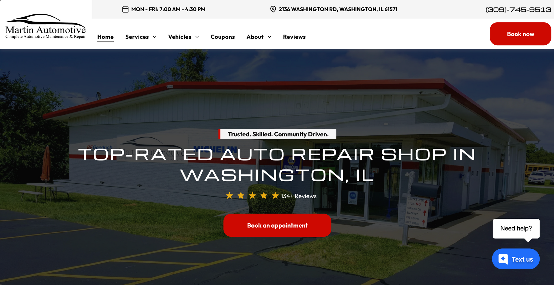 Auto Repair in Washington, IL | Martin Automotive