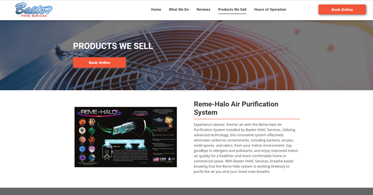 Quality HVAC Products: Baxter HVAC Services