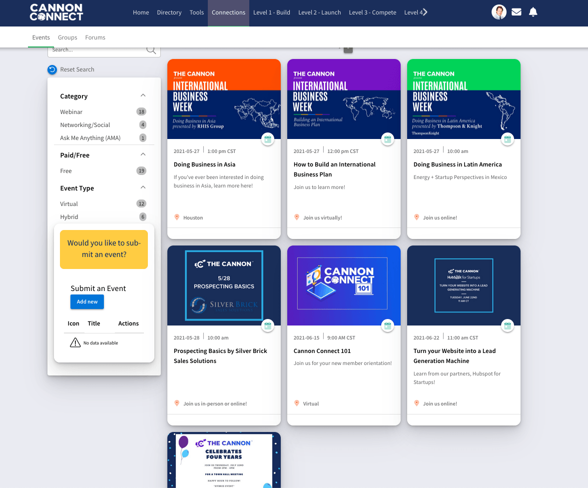 The Cannon to Host Week-Long Program Dedicated to Helping Entrepreneurs ...