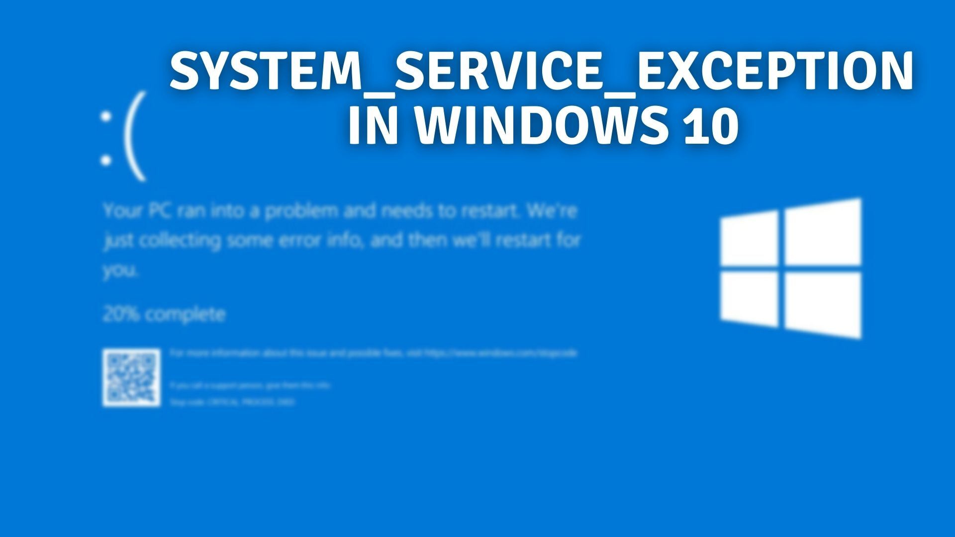 Hoe herstel ik een SYSTEM_SERVICE_EXCEPTION BSOD in Windows 10