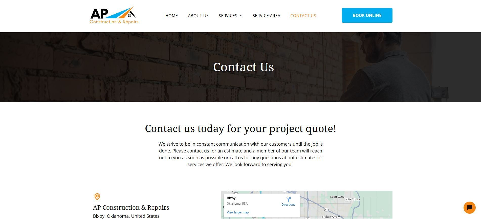 Contact Us | AP Construction & Repairs