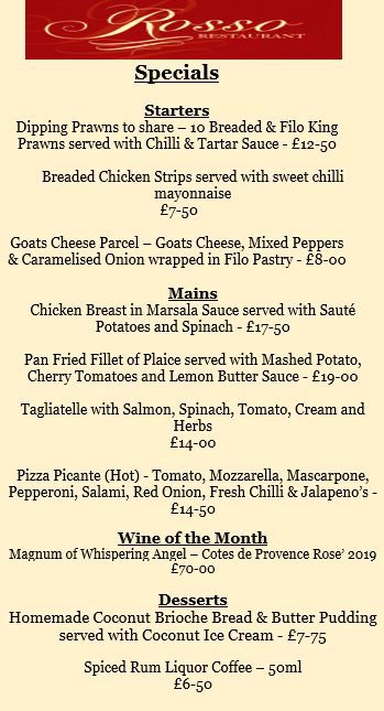 Rosso Restaurant Woodford Green