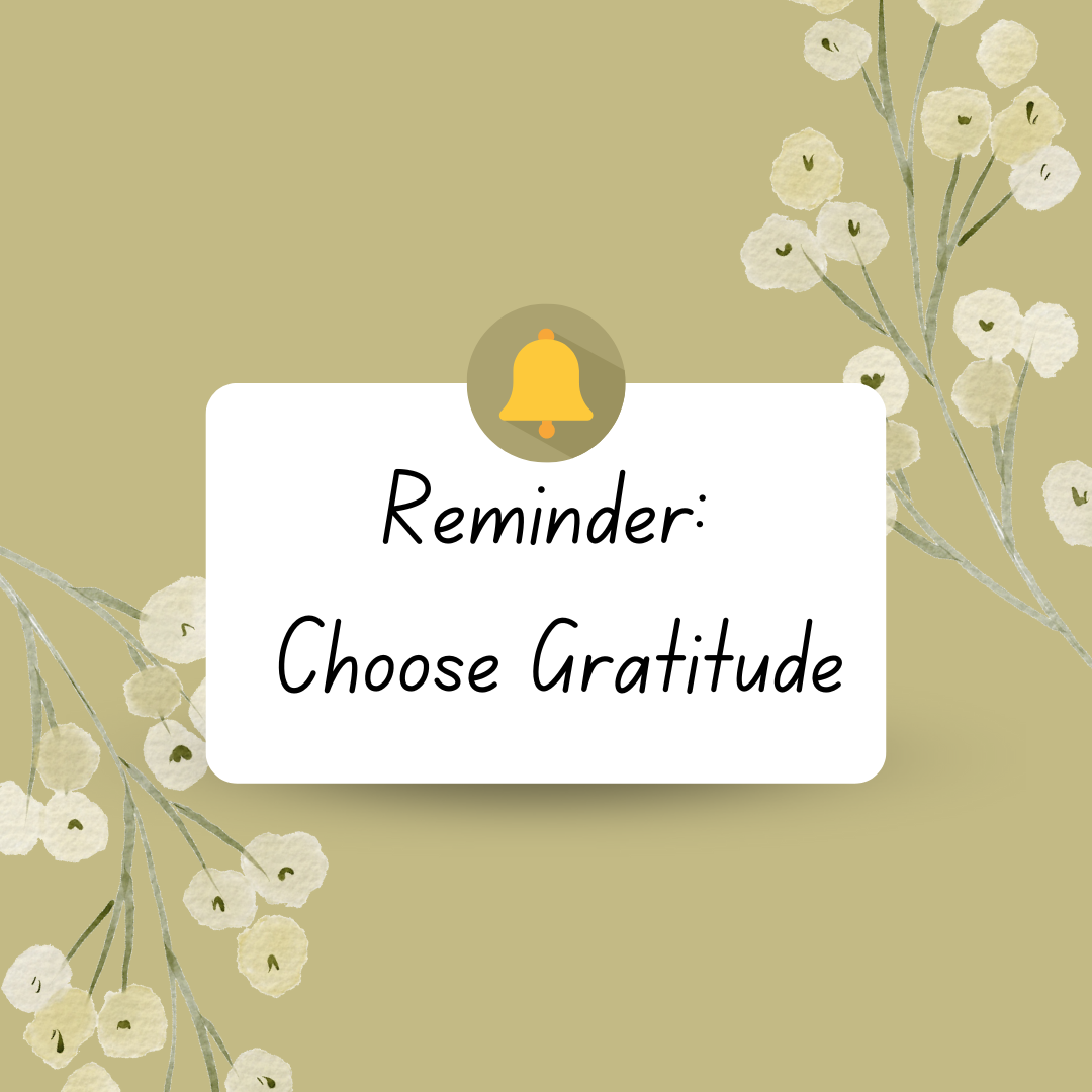 Choosing Gratitude