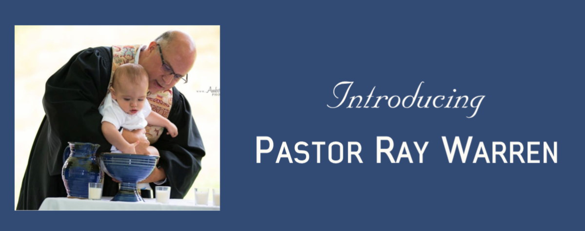 Meet Our New Senior Minister