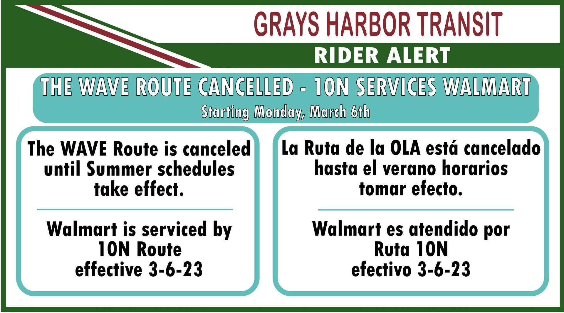 Grays Harbor Transit! > Bus Schedules & Maps