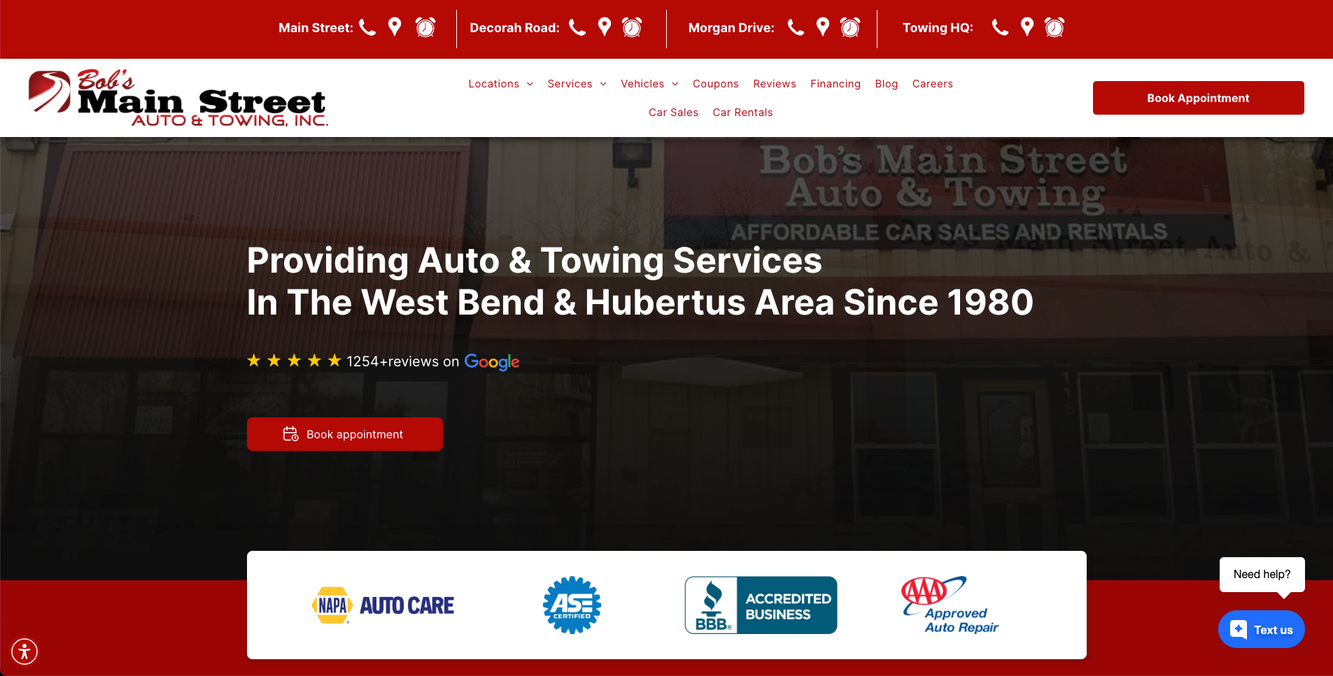 Professional Oil Change Service West Bend WI - Bob's Auto