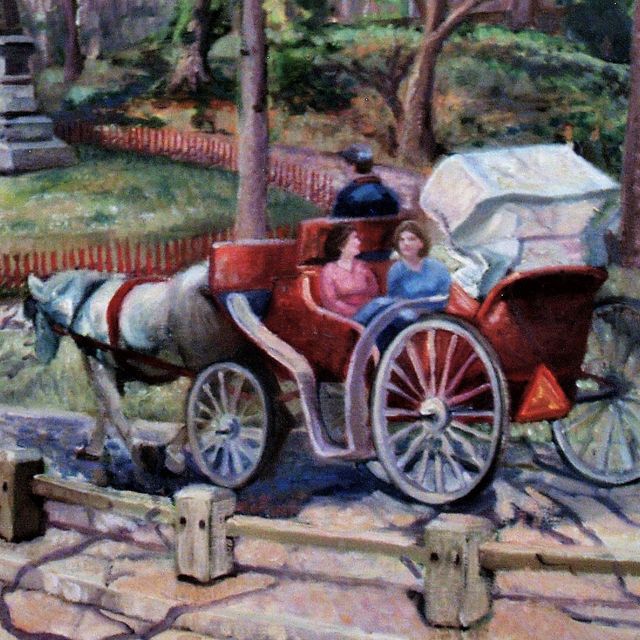 Horse Carriage Painting