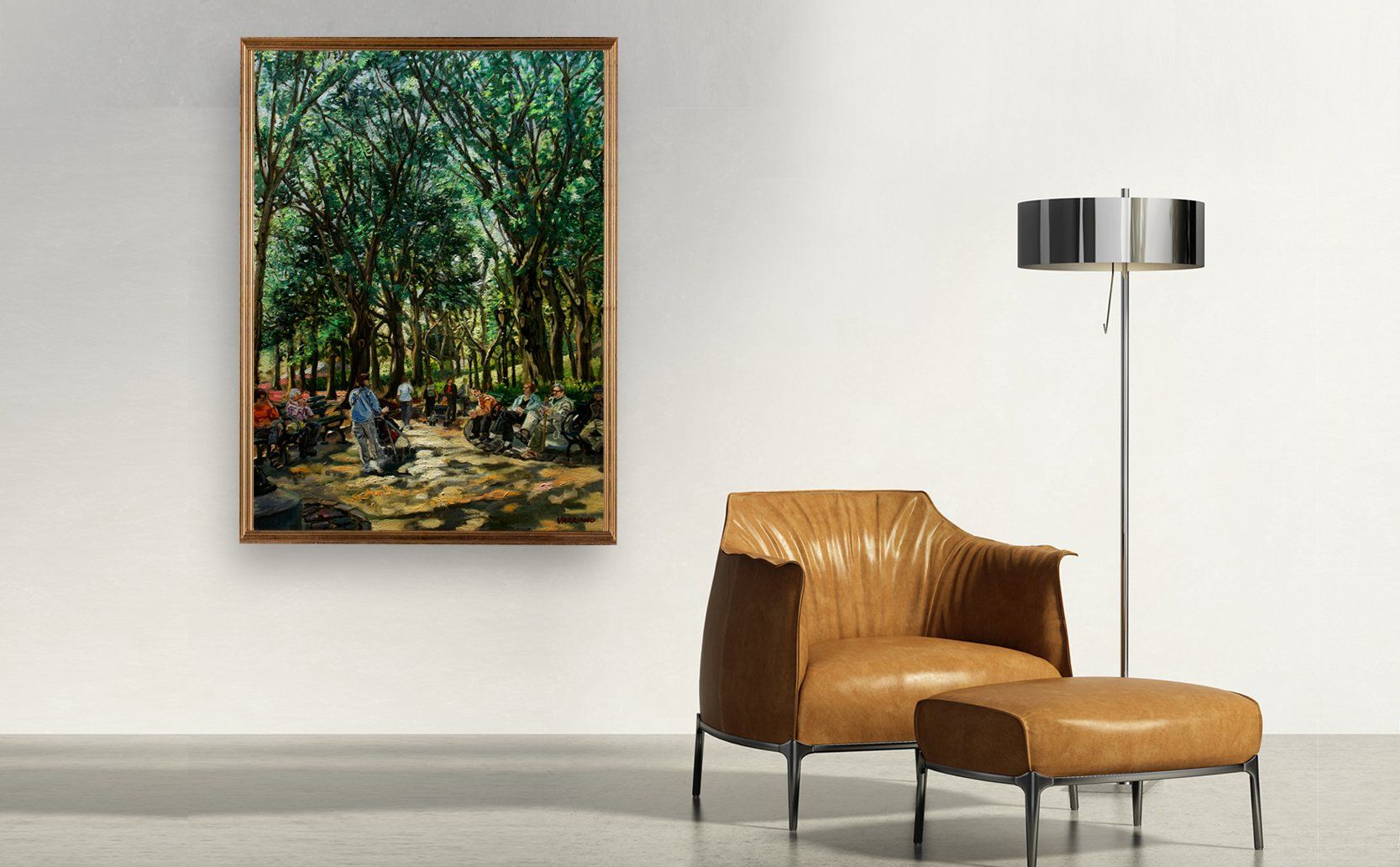 JOHN VARRIANO, AMERICAN ARTIST: SUNNY PARK