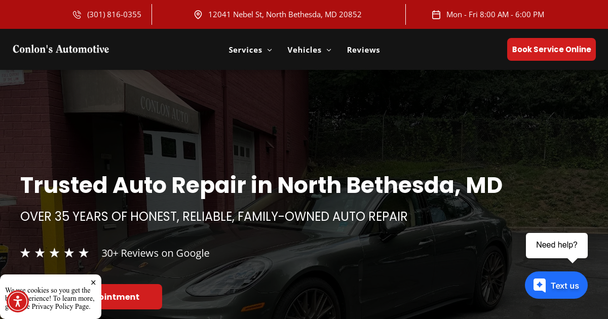 Reliable Auto Repair in North Bethesda | Conlon's Automotive