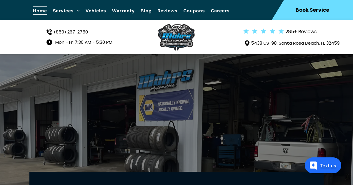 Mohrs' Automotive in Santa Rosa Beach, FL | Auto Repair