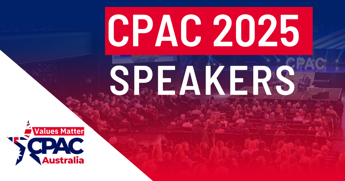 CPAC Australia 2025 Speakers