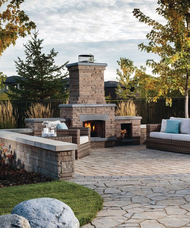 Pre Manufactured Outdoor Fireplaces Flare Vs Custom Built Flare