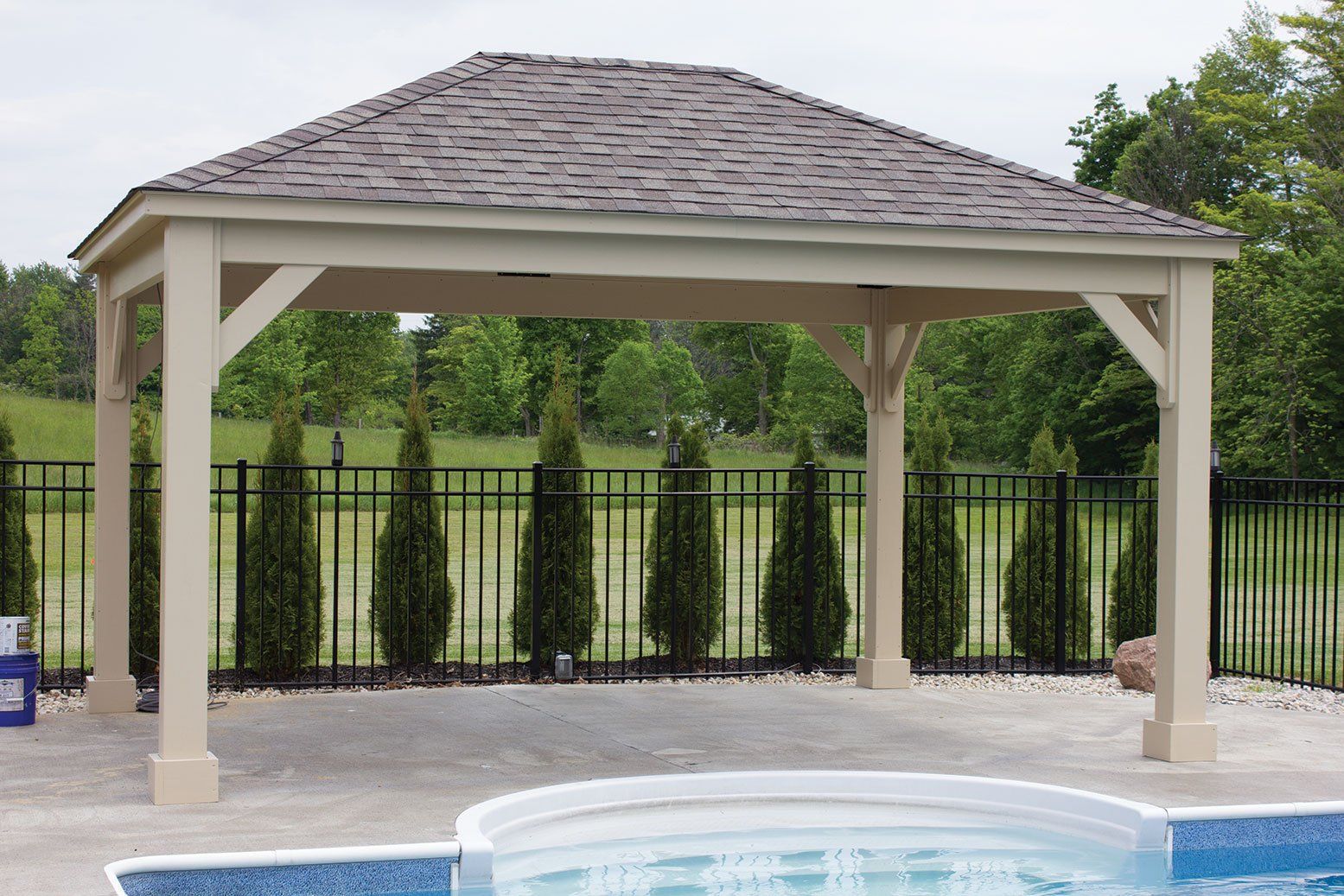 Outdoor Structure Hampton Wood Pavilion for Columbus Ohio