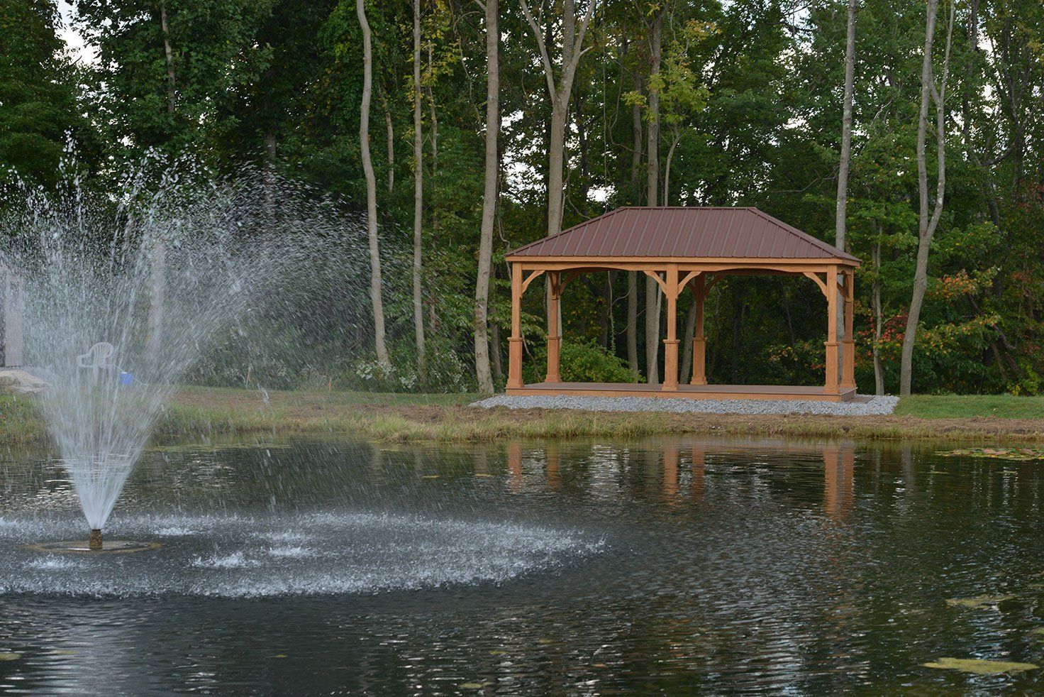 Outdoor Structure Hampton Wood Pavilion for Columbus Ohio