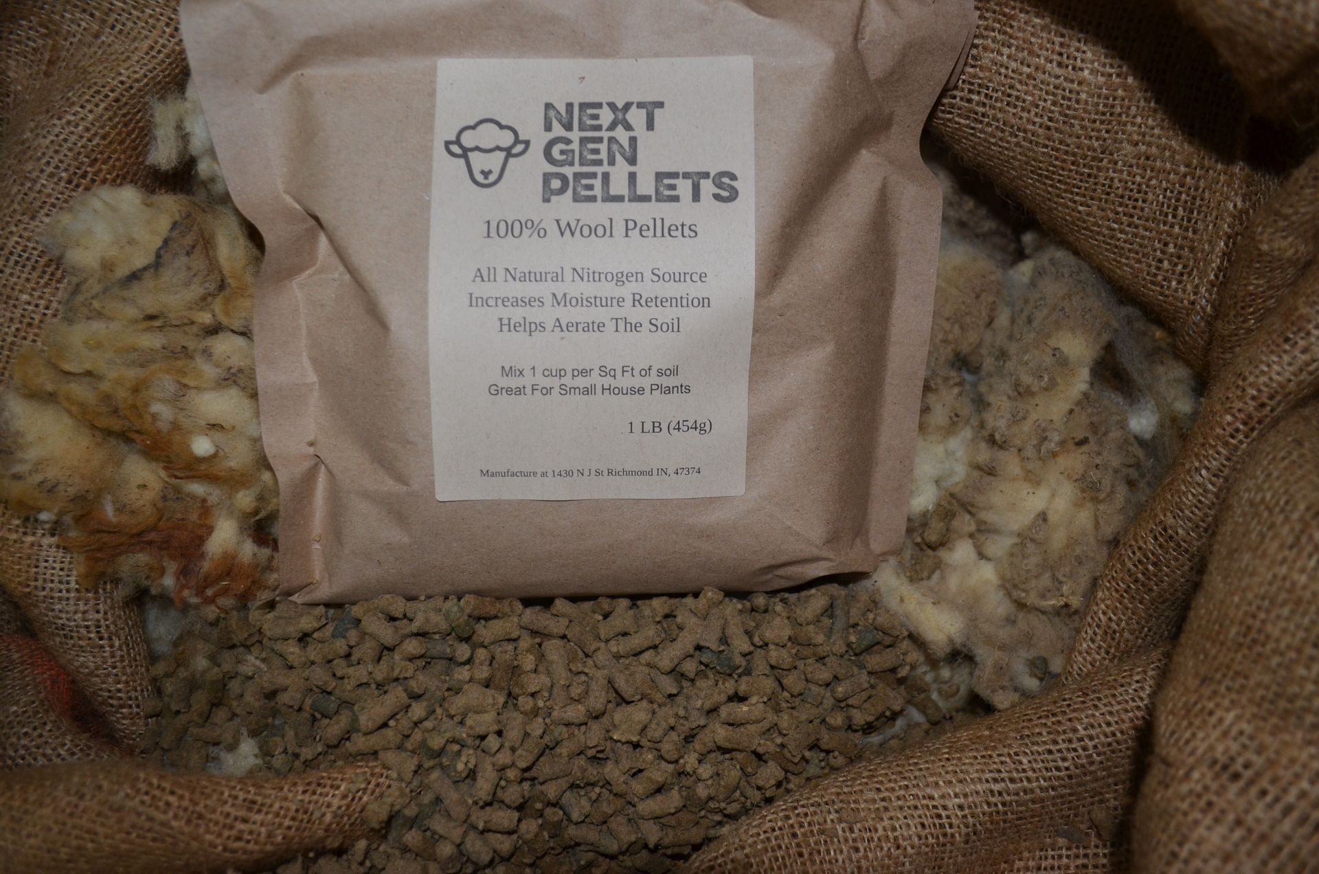 Wool pellets are a sustainable fertilizer alternative!