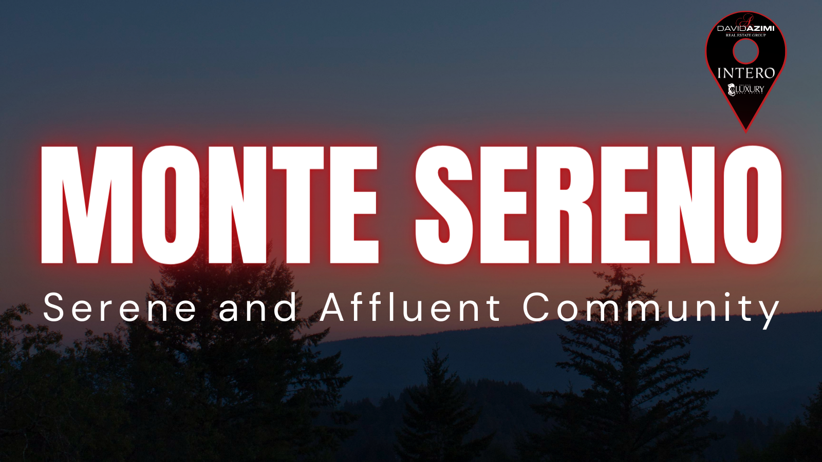 Monte Sereno: Serene and Affluent Community