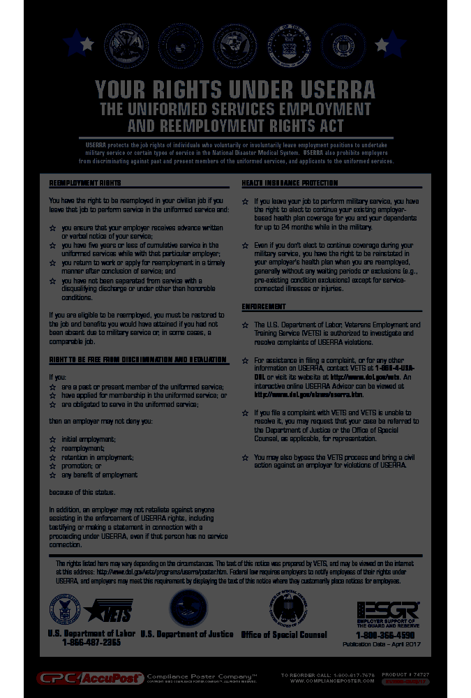 Changes to USERRA Law and What it Means to Guardsmen