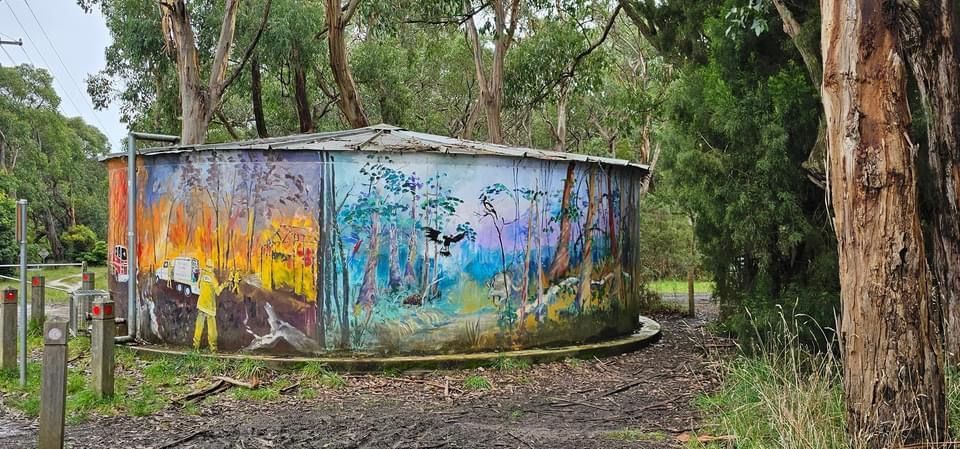 Arthur's Seat Water Tank Art