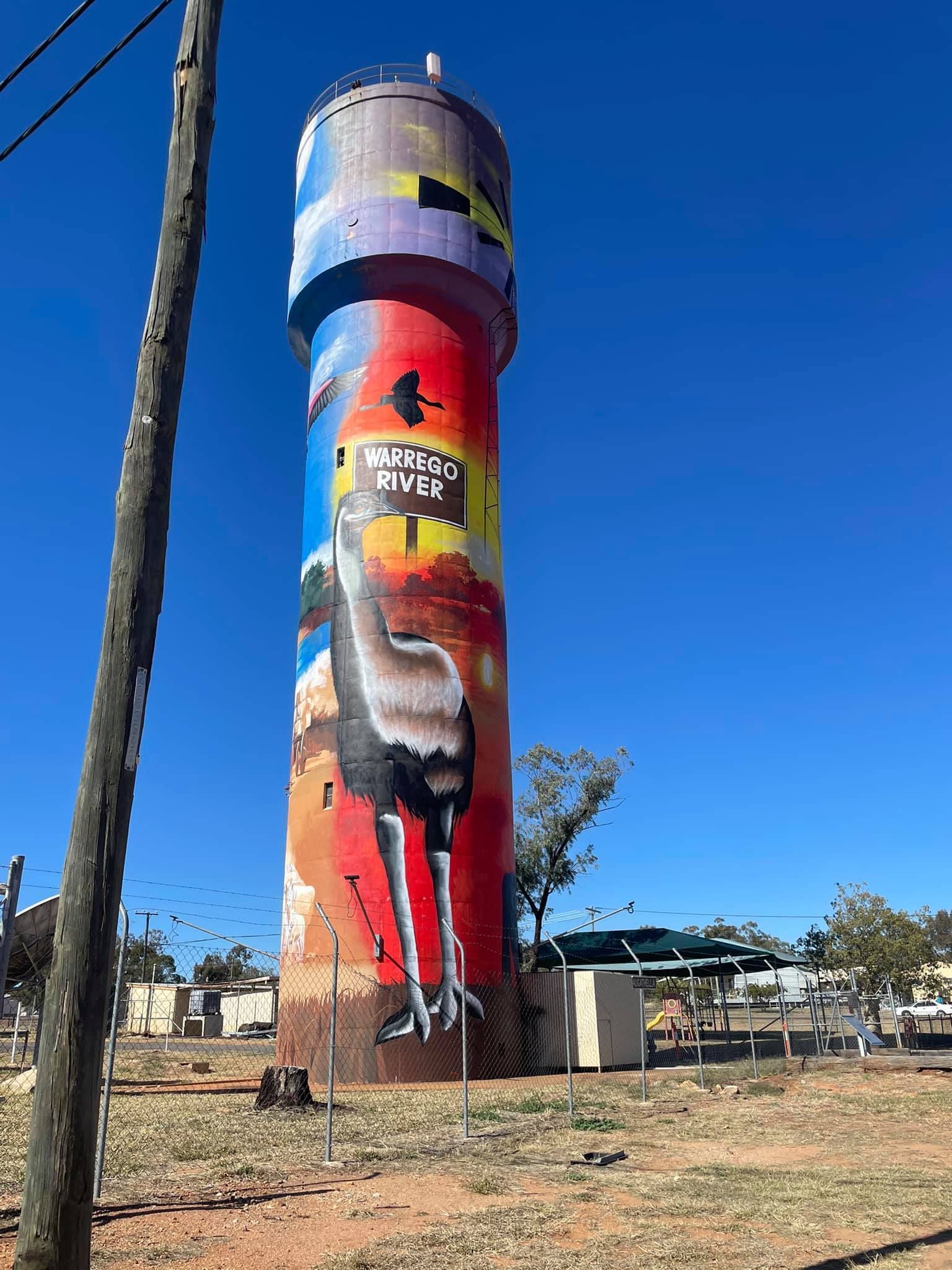Augathella Water Tower Art