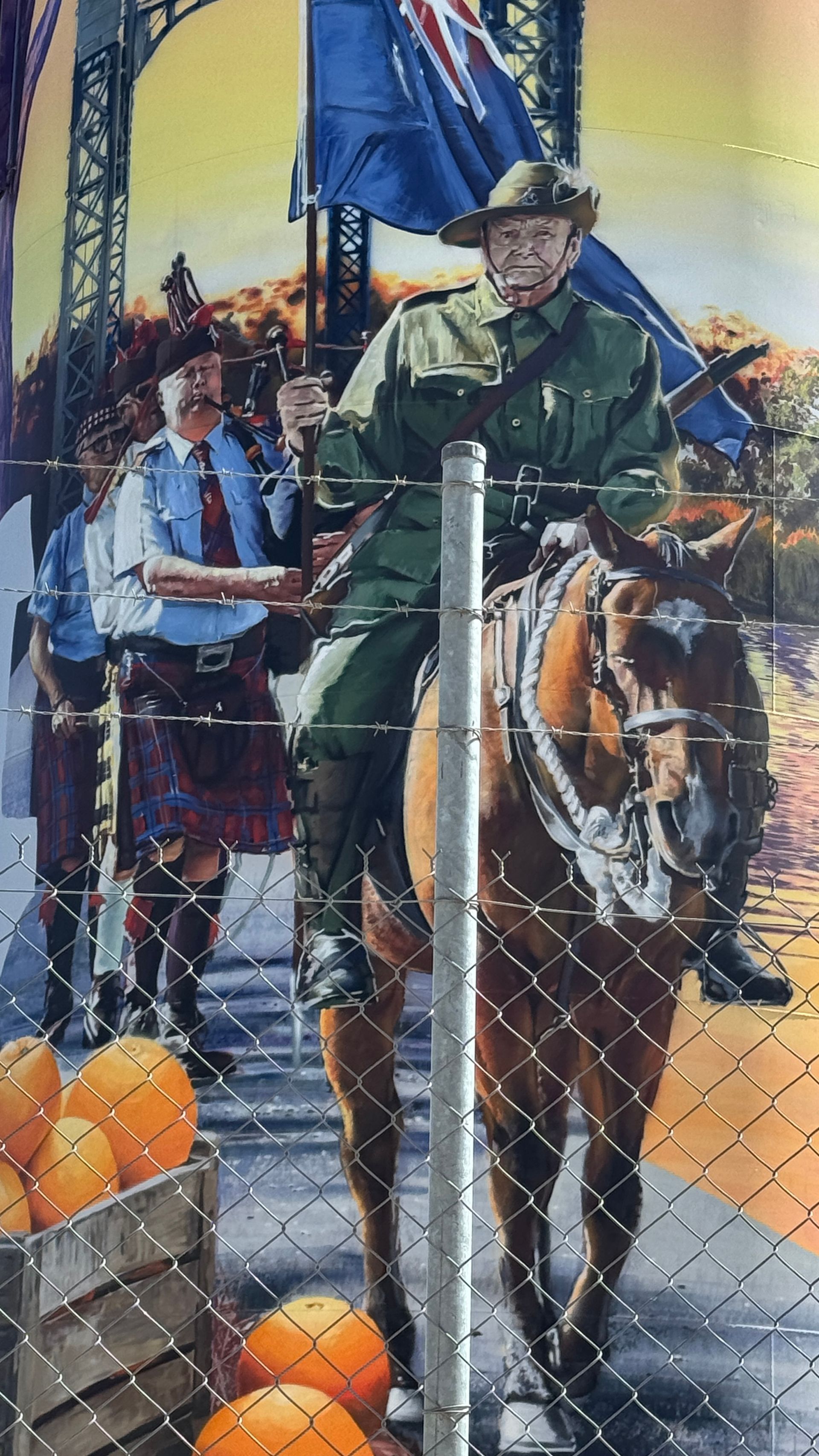 Barham Water Tank Art, Australian Silo Art Trail