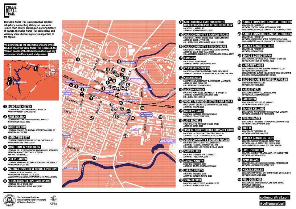 Collie Street Art Town