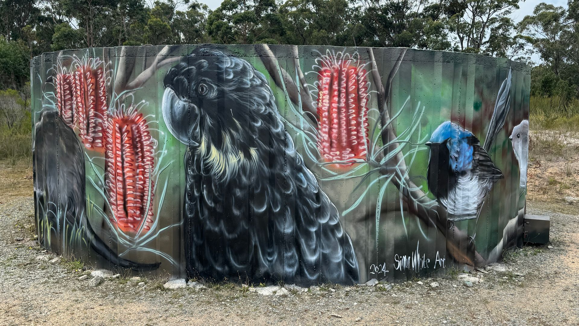 Cape Conran Water Tank Art
