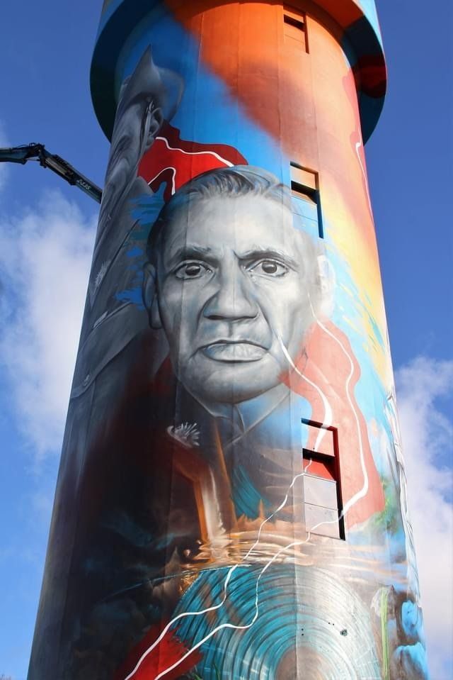 Heywood Water Tower Art