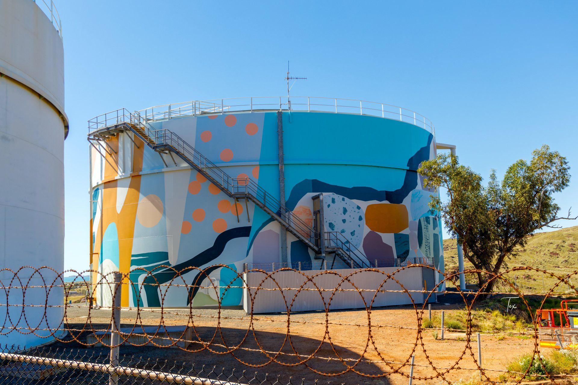 Karratha Water Tank Art