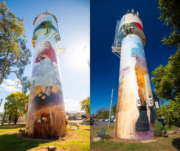 Queensland Water Tower Art Locations