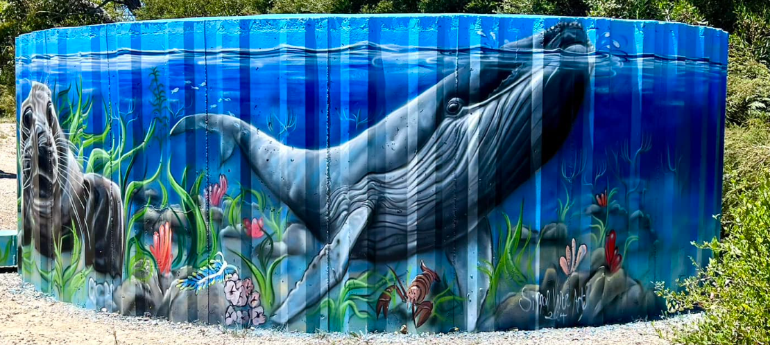 Marlo Water Tank Art